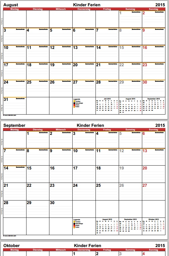 Infos zum Online Terminkalender - Kalender.com
